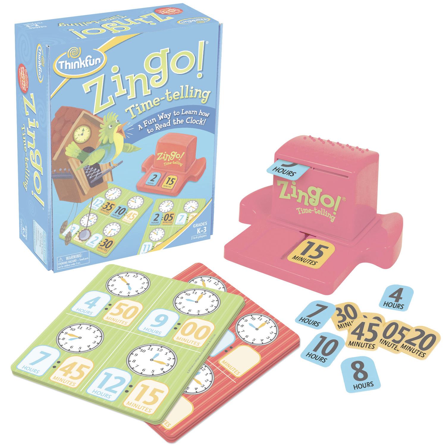 ThinkFun Zingo! Time-Telling Game | Toy | at Mighty Ape NZ