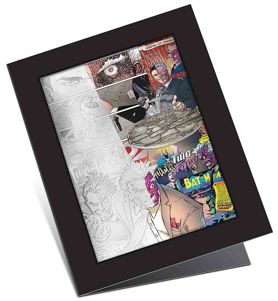 NZ Mint: Batman Villains - Silver Coin Note - Two-Face (5g Silver ...