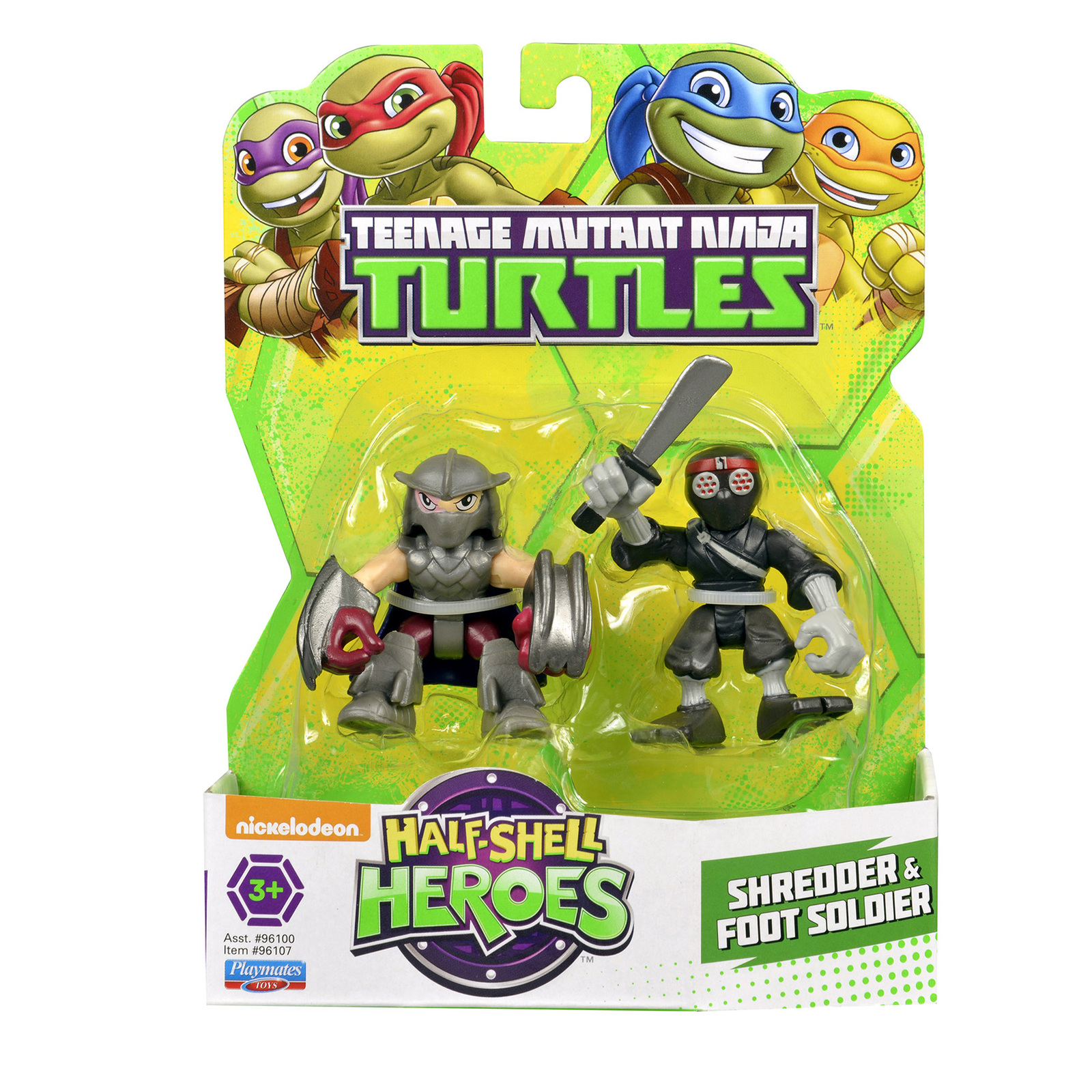 Buy TMNT Half Shell Hero 2.5" Figure - Shredder and Foot Soldier at ...
