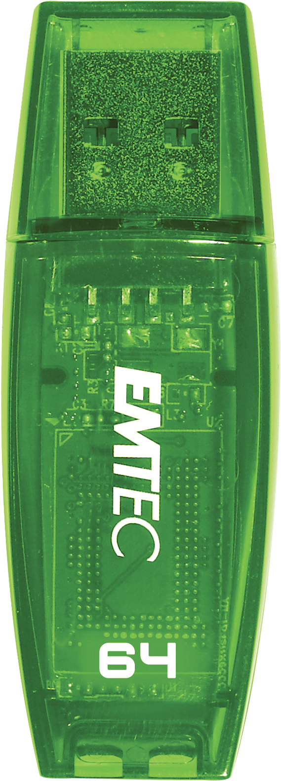 64GB Emtec C410 USB 3.0 Flashdrive (Green) | at Mighty Ape NZ