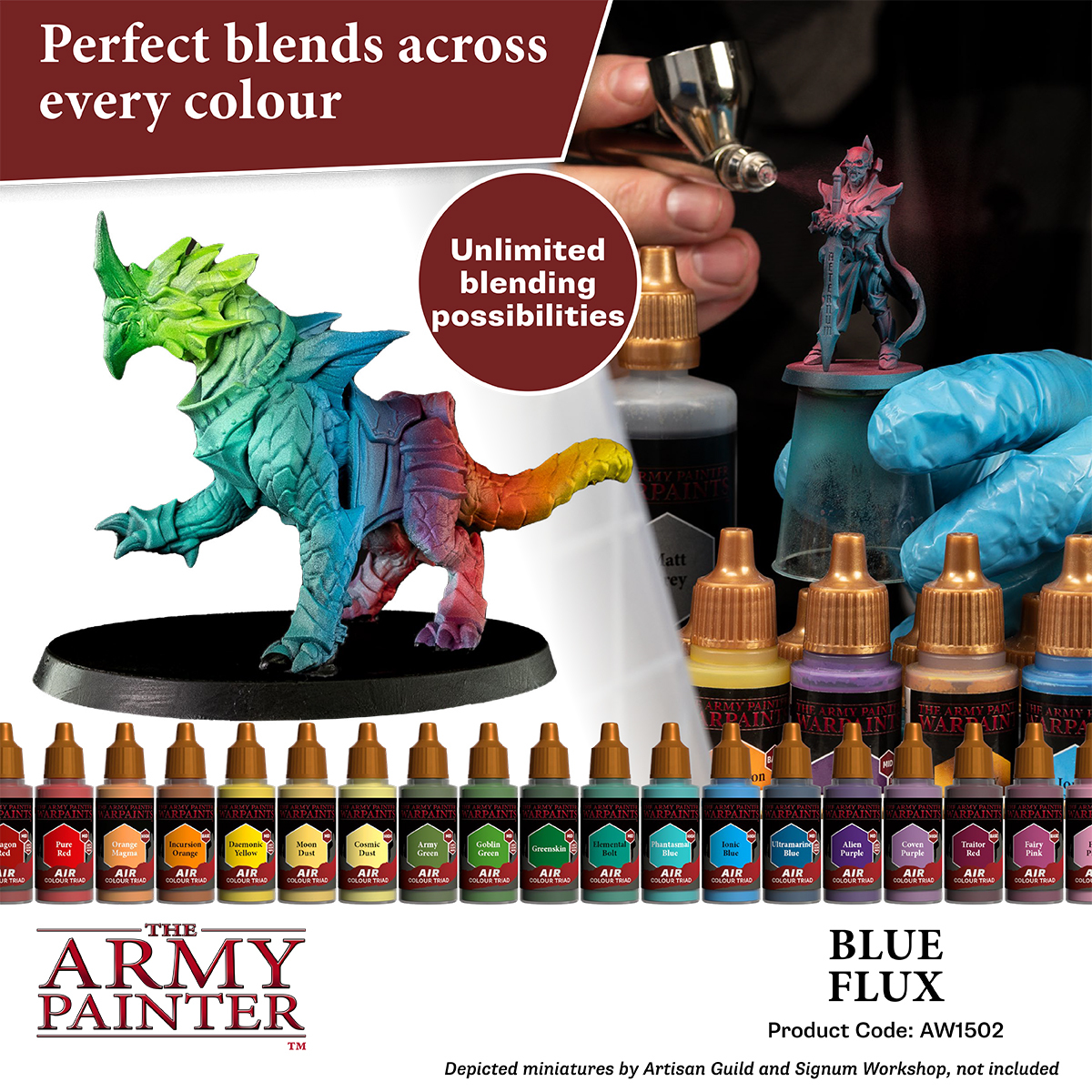 Army Painter: Warpaints Air - Blue Flux (6 Pack) | at Mighty Ape NZ