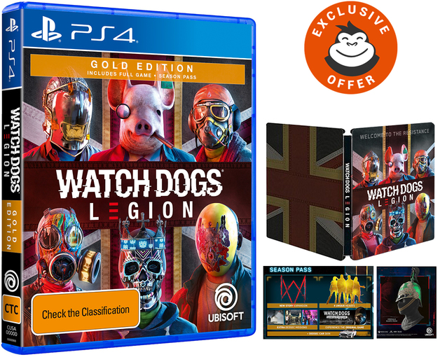 Watch Dogs Legion Gold Steelbook Edition | PS4 | Pre-Order Now | at ...