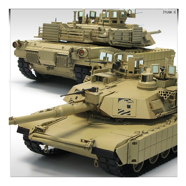 Academy 1/35 Us Army Tusk M1A2 Scale Model Kit | at Mighty Ape NZ