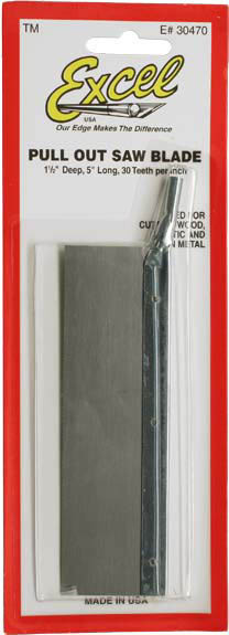 Excel Medium Pull Out Razor Saw Blade (1 1/2"x5") | at Mighty Ape NZ
