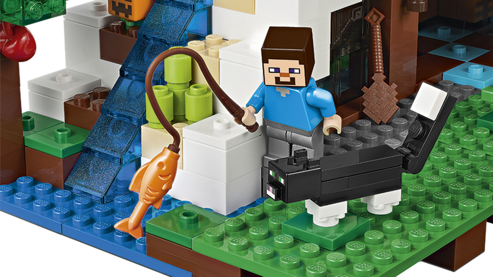 Buy LEGO Minecraft - The Waterfall Base (21134) at Mighty Ape NZ