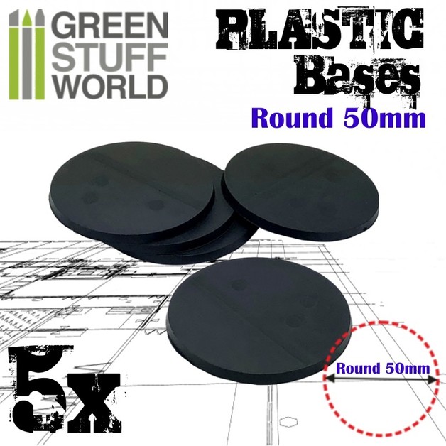Green Stuff World: Round Base 50mm | at Mighty Ape NZ