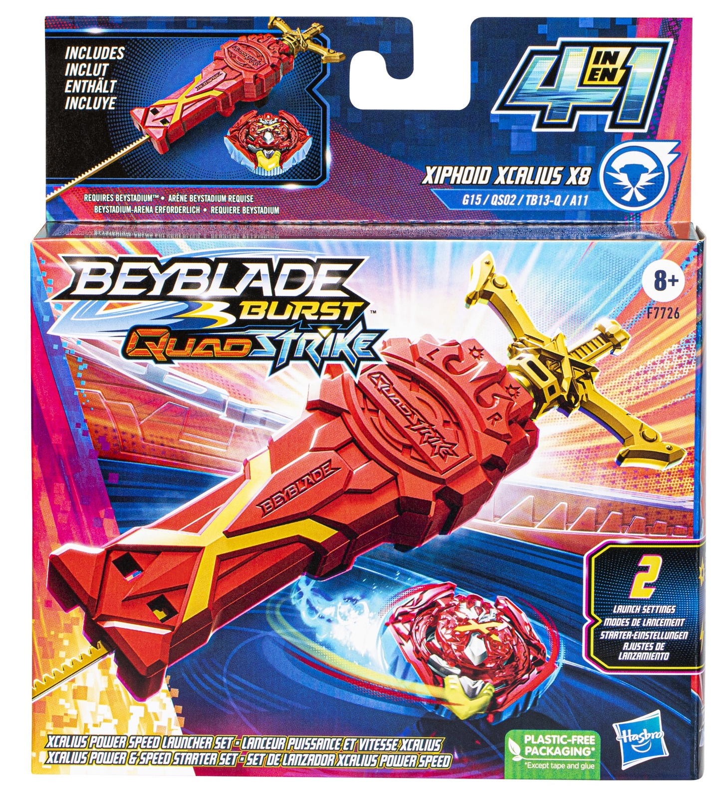 Buy Beyblade Burst: Quad Strike - Xiphoid Xcalius X8 at Mighty Ape ...