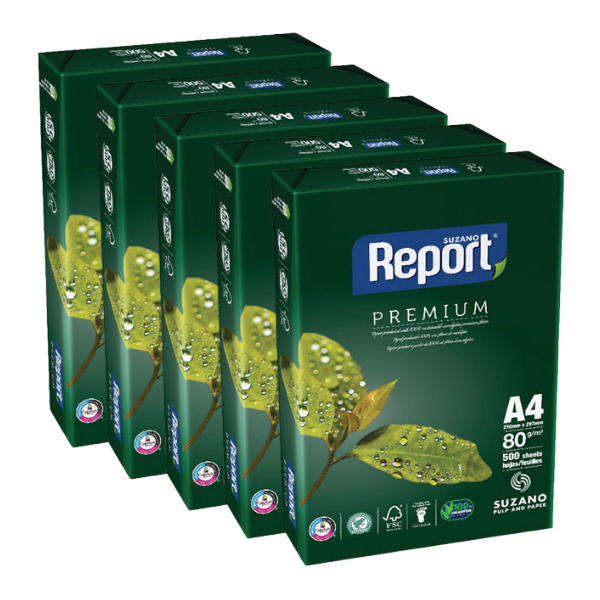 Buy Report A4 80GSM White Photocopy Paper - Box (5 Reams) at Mighty Ape NZ