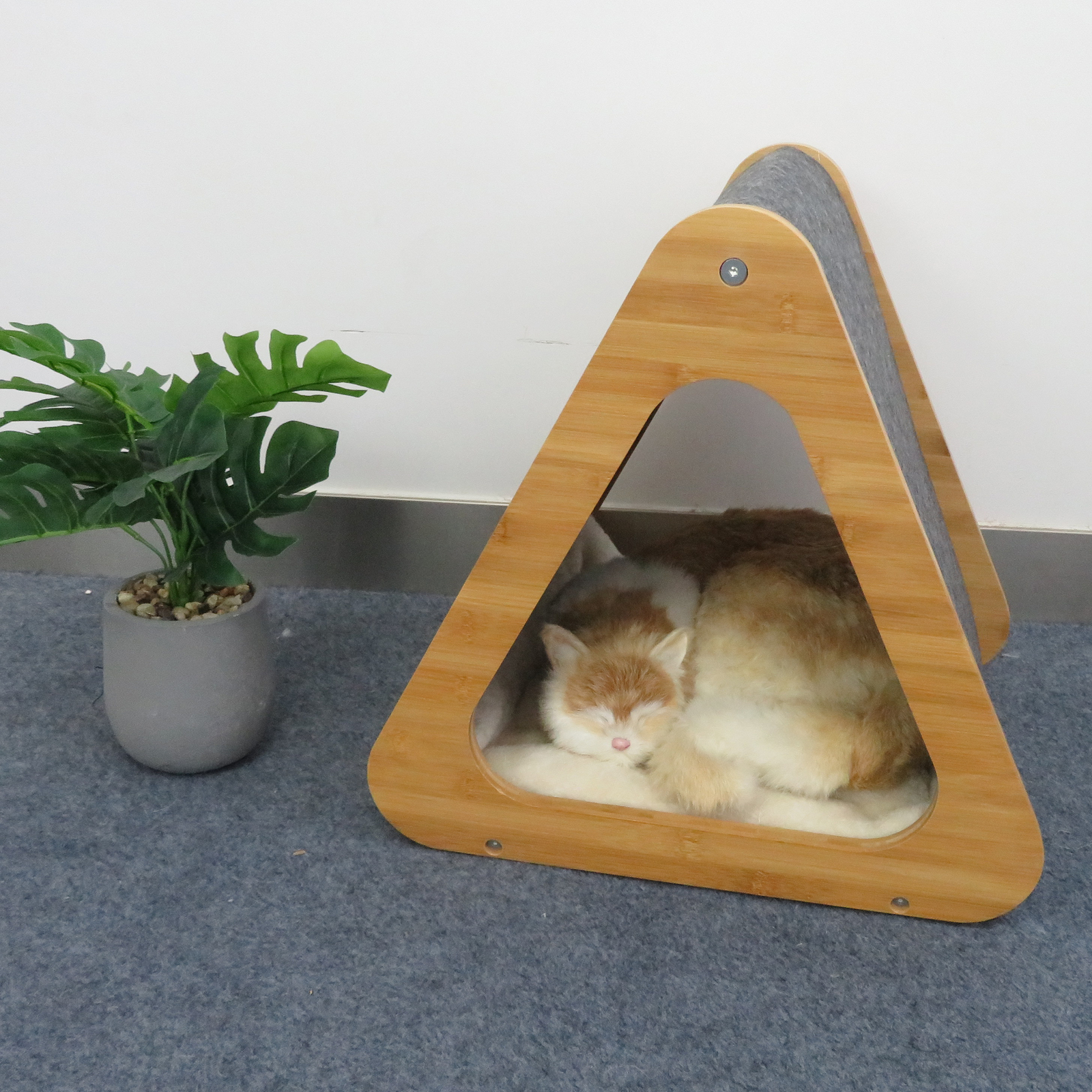 Buy Bamboo Triangle Cat Bed and Enclosure at Mighty Ape NZ
