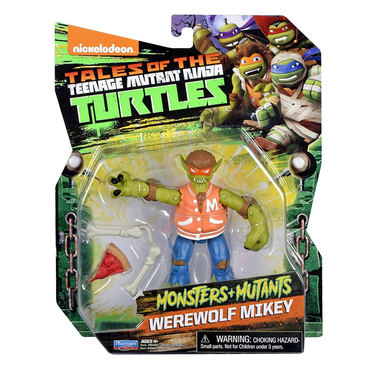 Buy TMNT: Basic Action Figure - Mutant Werewolf Mikey at Mighty Ape NZ