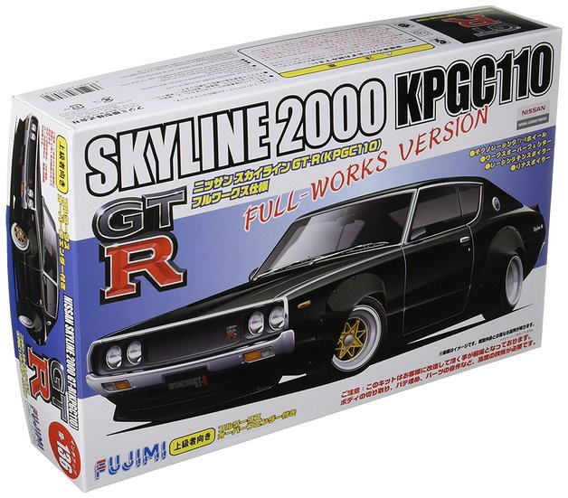 1/24 NIssan Skyline 2000 KPGC110 - Model Kit | at Mighty Ape Australia