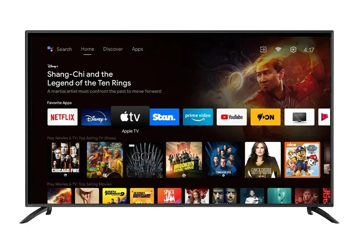 Kogan: 65" LED 4K Smart Android TV | at Mighty Ape NZ