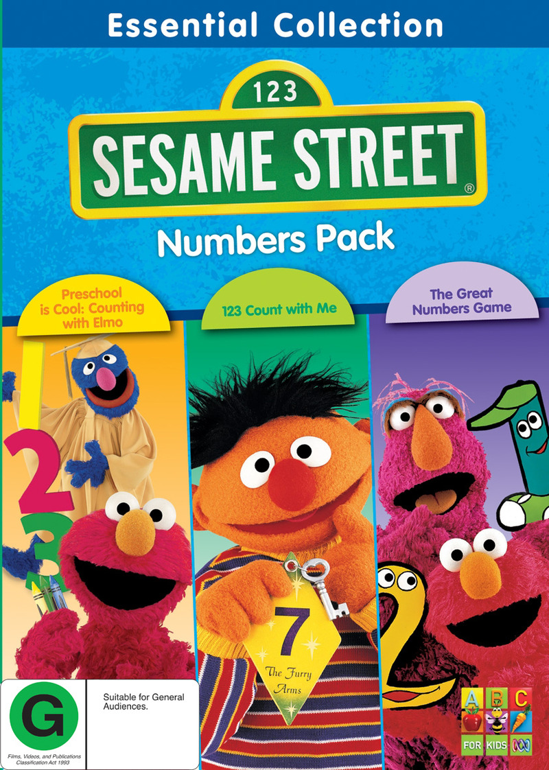 Sesame Street - Numbers 3-Pack | DVD | Buy Now | at Mighty Ape NZ