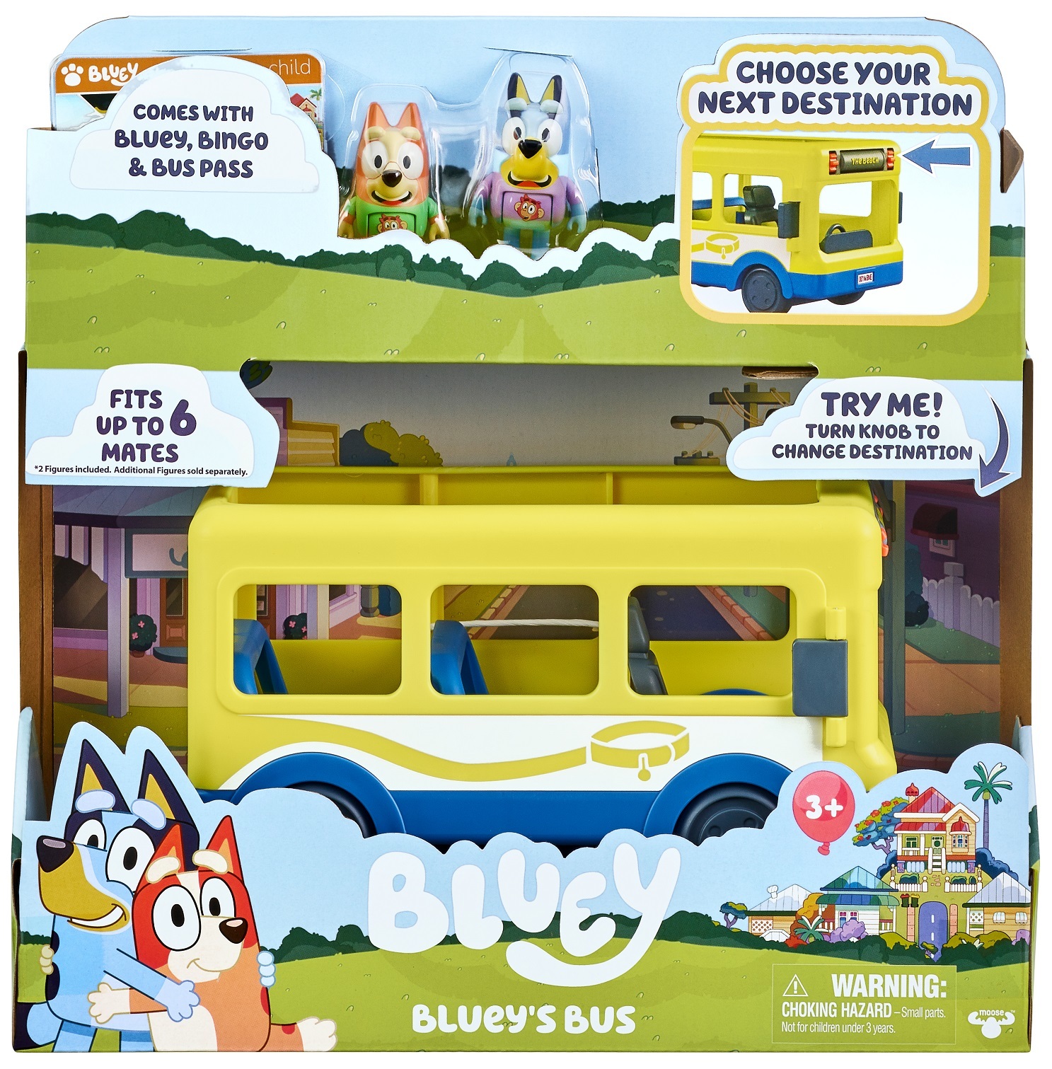 Bluey: Deluxe Vehicle Playset - Bluey's Bus Images at Mighty Ape NZ