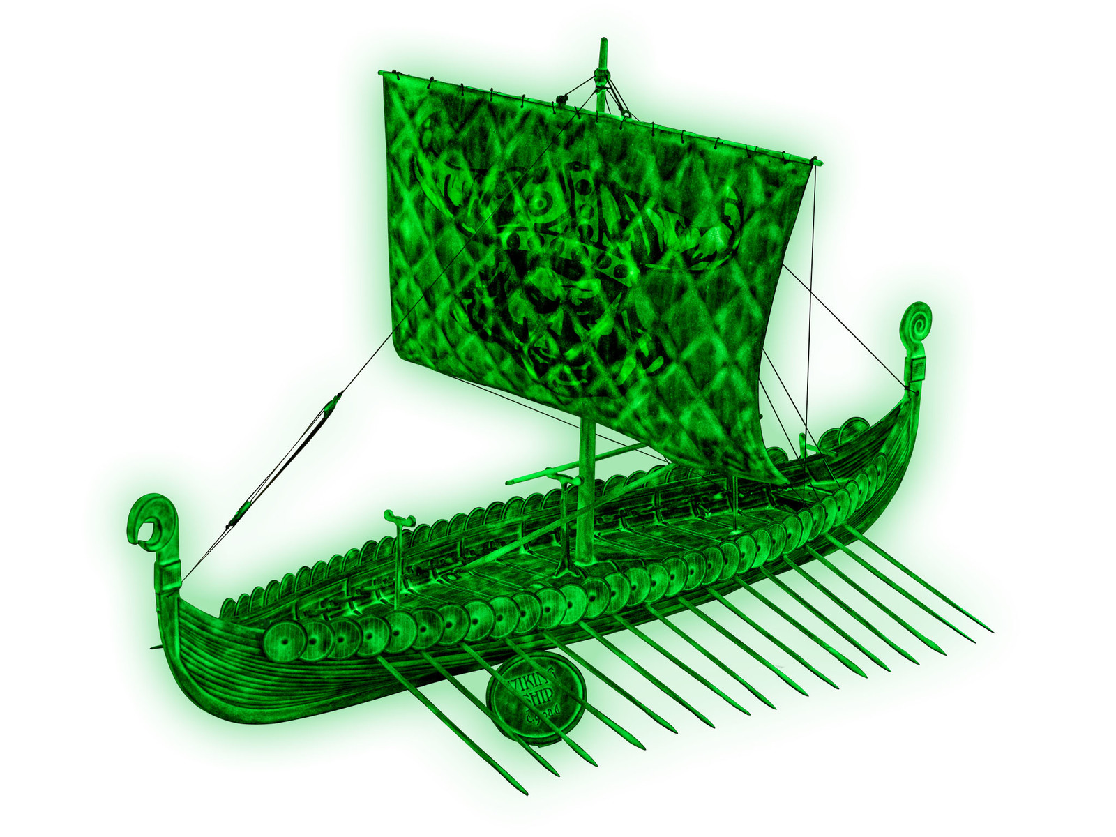 Viking Ghost Ship - Model Kit | at Mighty Ape NZ