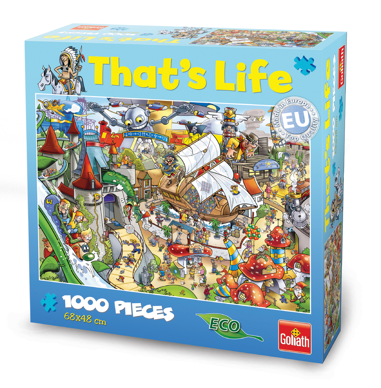 That's Life 1,000 Piece Jigsaw (Theme Park) | Board Game | at Mighty Ape NZ
