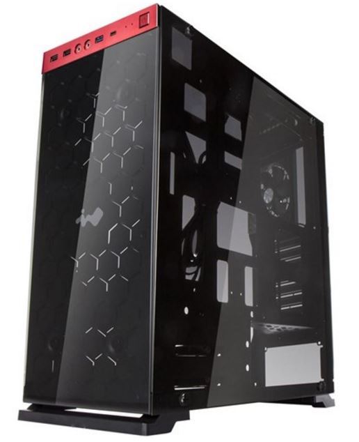 In-Win 805 Mid Tower Case - Red | at Mighty Ape NZ