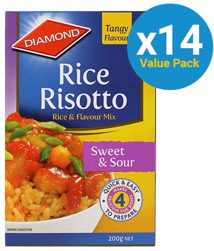 Diamond: Rice Risotto Sweet & Sour 200g (14 Pack) | at Mighty Ape NZ