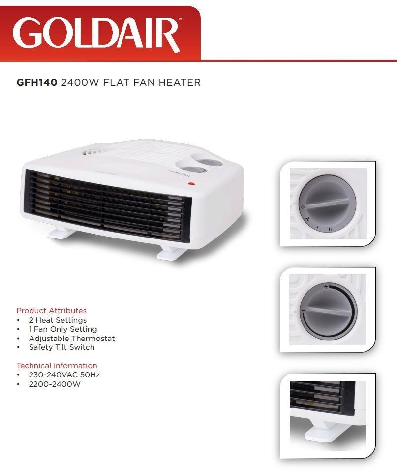 Buy Goldair Fan Heater at Mighty Ape NZ