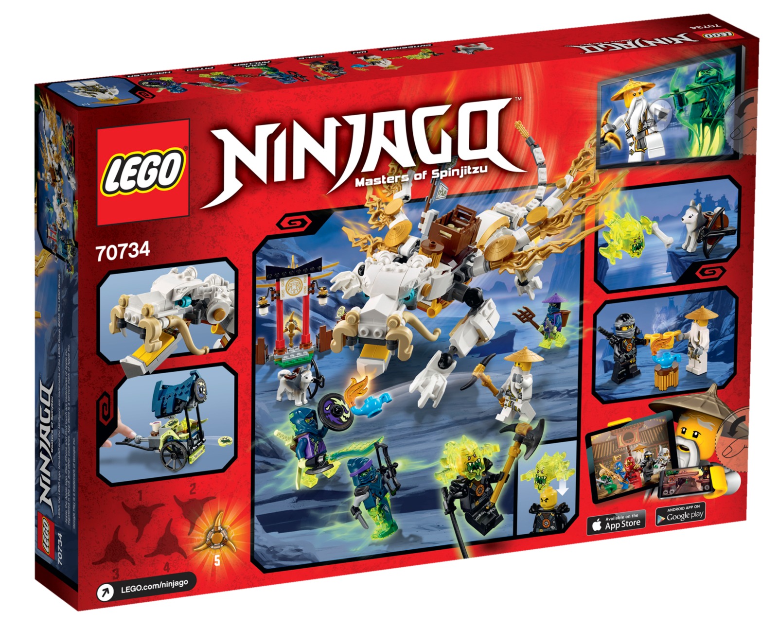 Buy LEGO Ninjago: Master Wu Dragon (70734) at Mighty Ape NZ