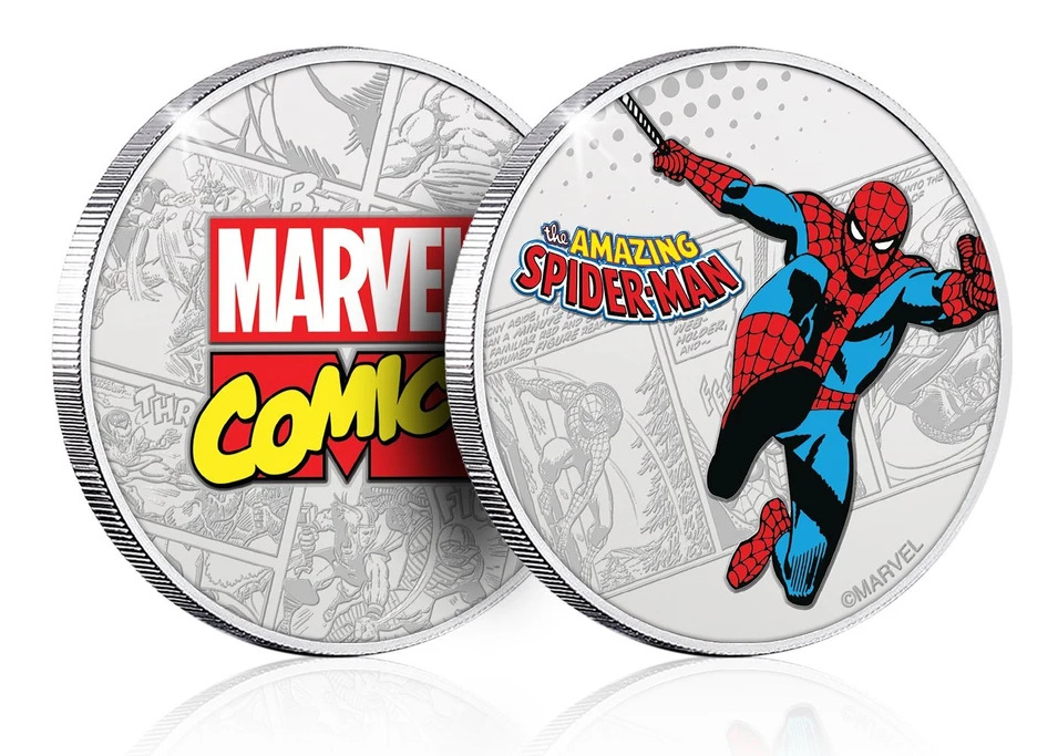 Marvel: Collectible Coin - Spider-Man | at Mighty Ape NZ