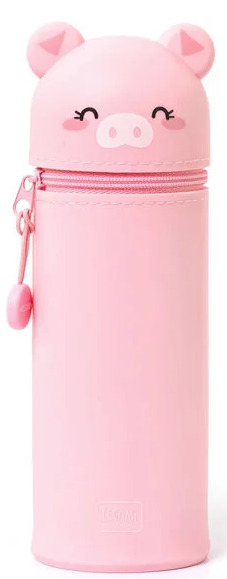 Buy Legami: Kawaii 2-In-1 Soft Silicone Pencil Case - Piggy at Mighty ...