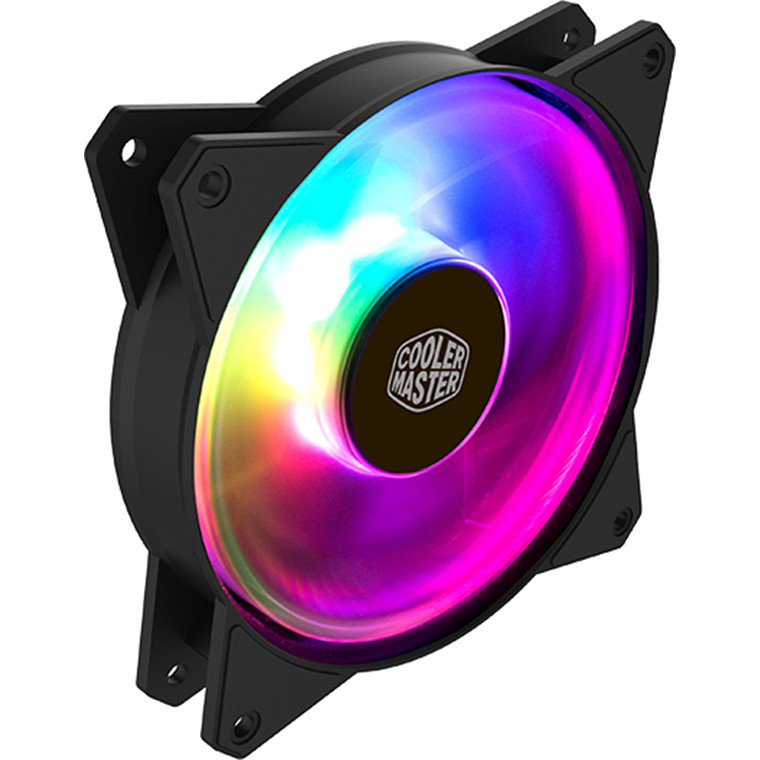 120mm Cooler Master MasterFan Addressable PWM RGB Fan | at Mighty Ape NZ