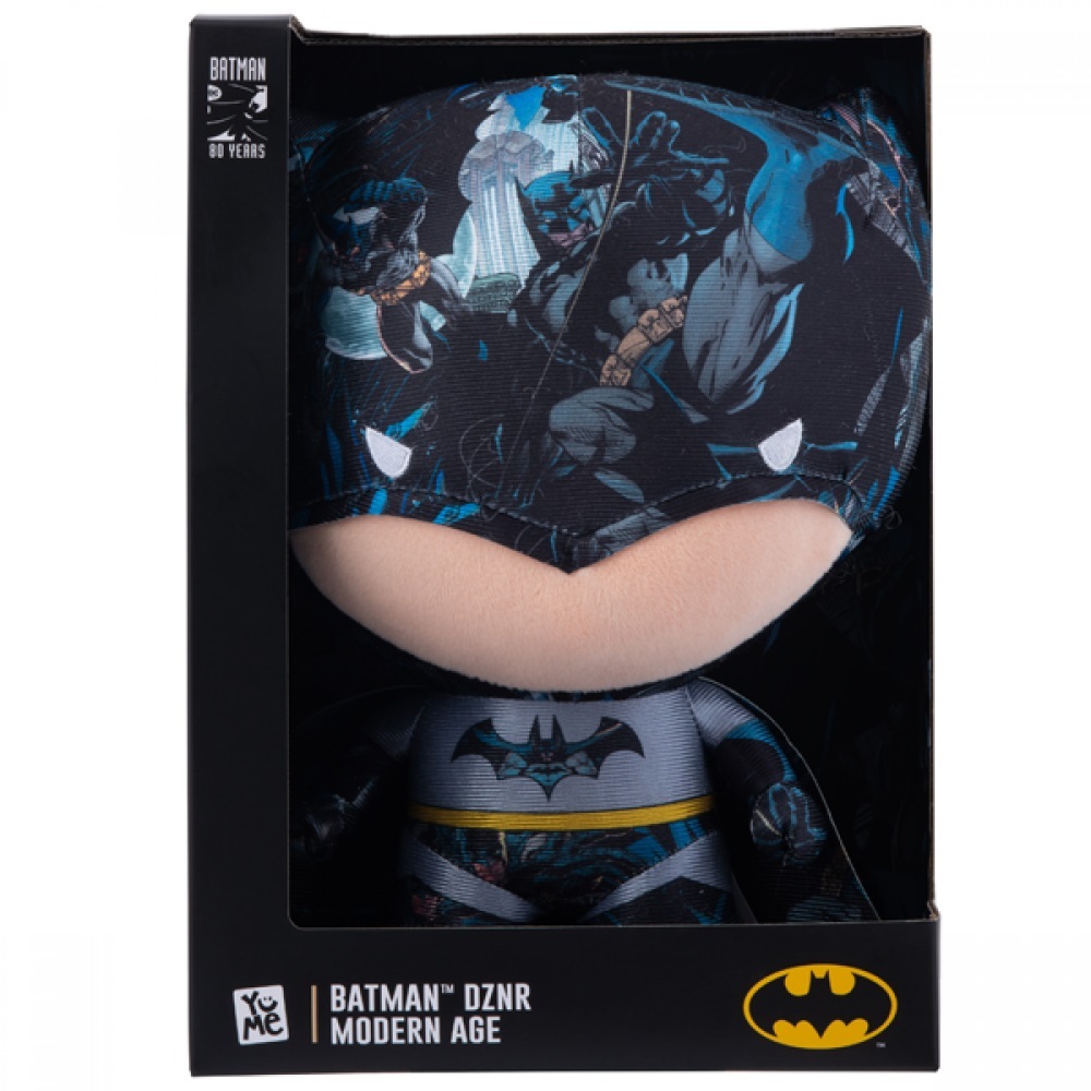 Buy DC Comics DZNR Chibi Batman Plush - Modern Age (25cm) at Mighty Ape NZ