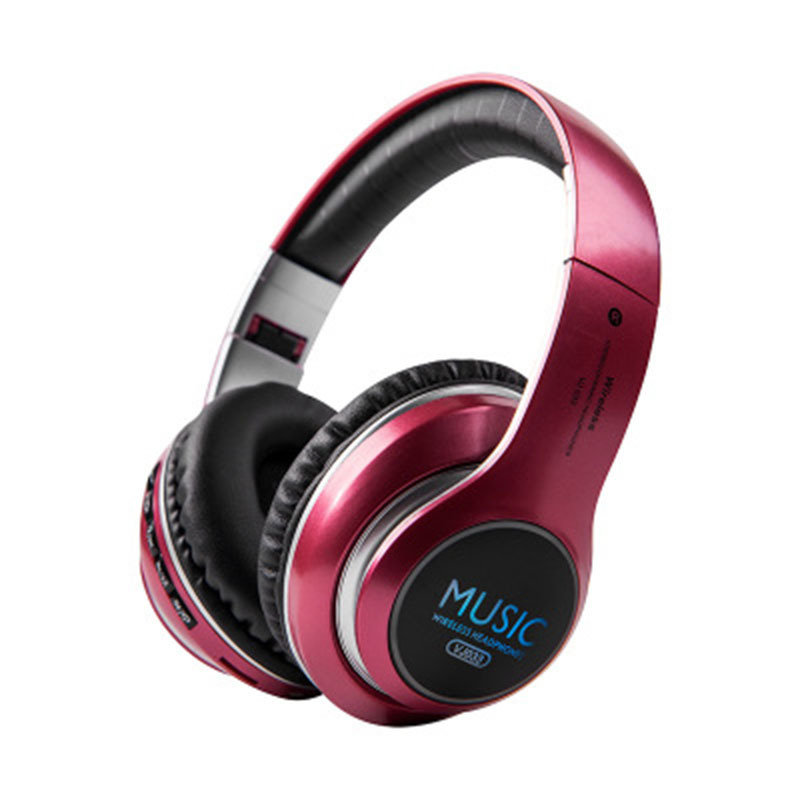 LED Bluetooth 5.0 Foldable Wireless Headset - Red | at Mighty Ape NZ LED Bluetooth 5.0 Foldable Wireless Headset - Red | at Mighty Ape NZ