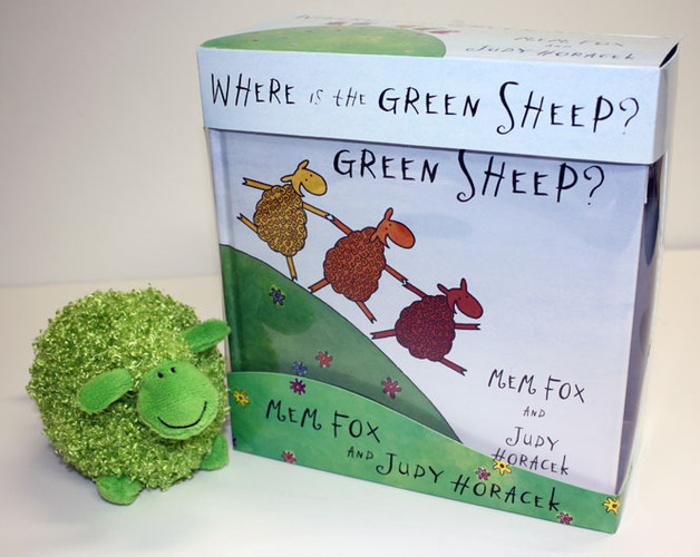 Where is the Green Sheep? Gift Set (Book + Plush Toy) | Mem Fox Book ...