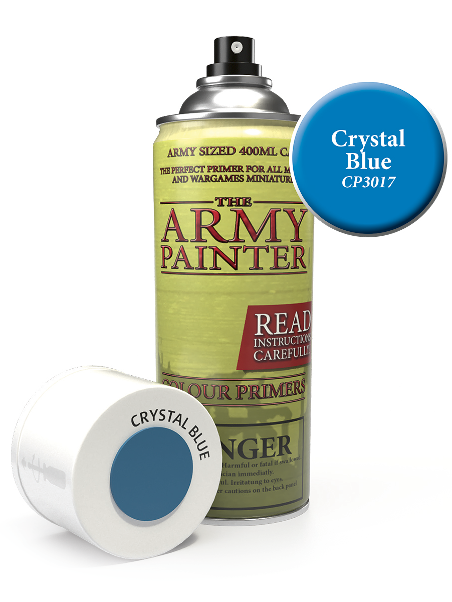 Army Painter: Colour Primer - Crystal Blue | at Mighty Ape NZ