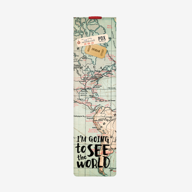Buy Legami: Aphorism Bookmark With Elastic Band - Maps at Mighty Ape NZ