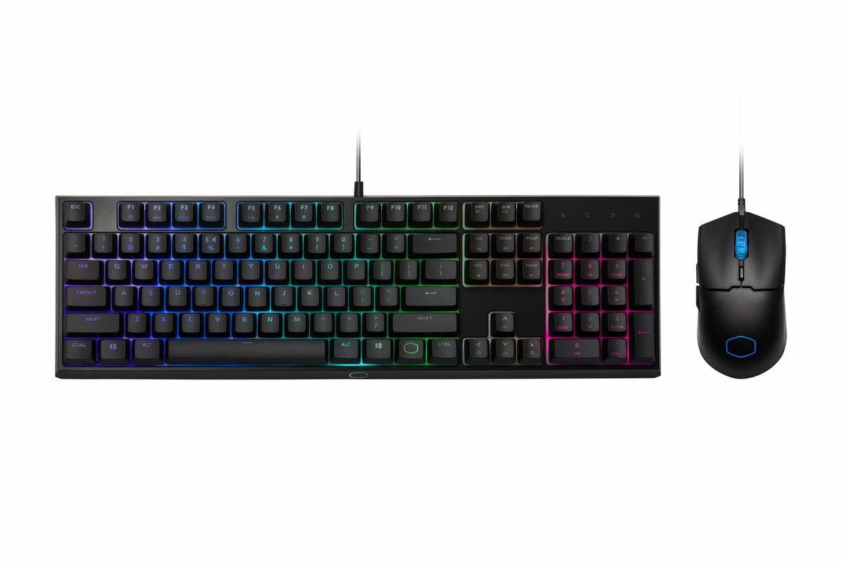 Cooler Master MasterSet MS110 RGB Gaming Keyboard Mouse Bundle | PC ...