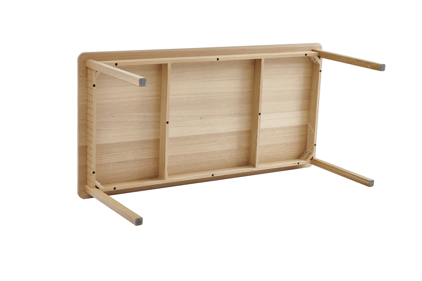 Buy Fraser Country 2M Large Rectangular Oak Dining Table - Natural at ...