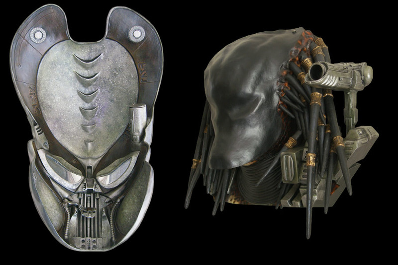 Predator - 1:1 Scale Bio Helmet With Trophy Wall Mount Display (Limited ...