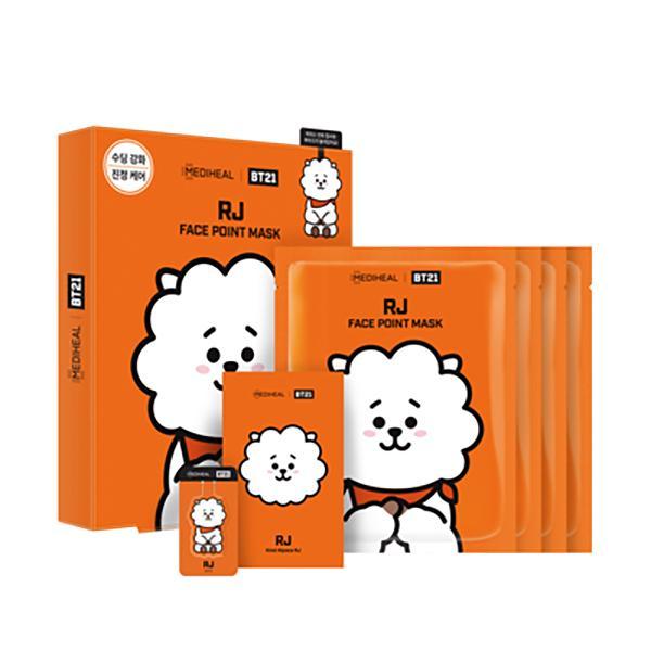Buy BTS BT21: RJ Face Point Mask Set (7 Piece) at Mighty Ape NZ