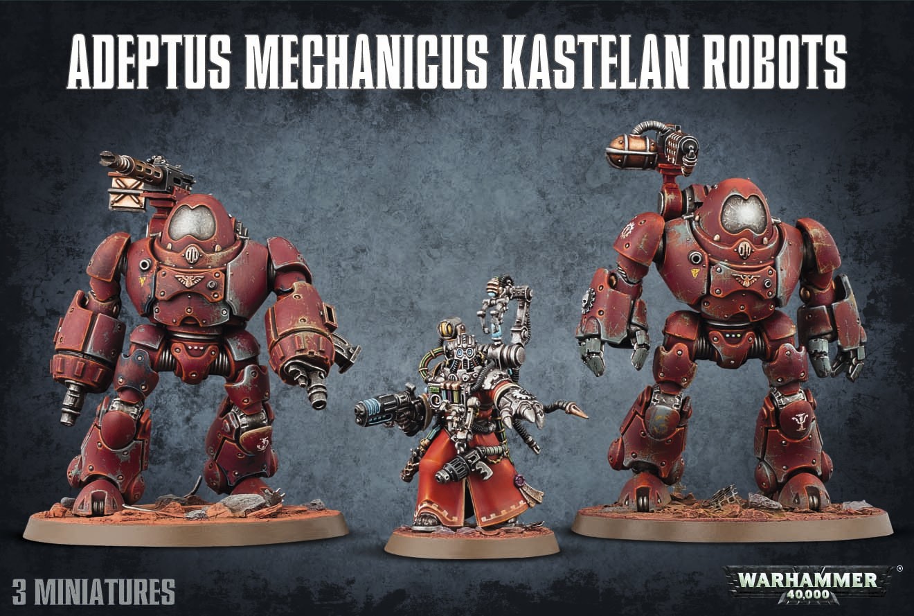 Adeptus Mechanicus Kastelan Robots | at Mighty Ape Australia