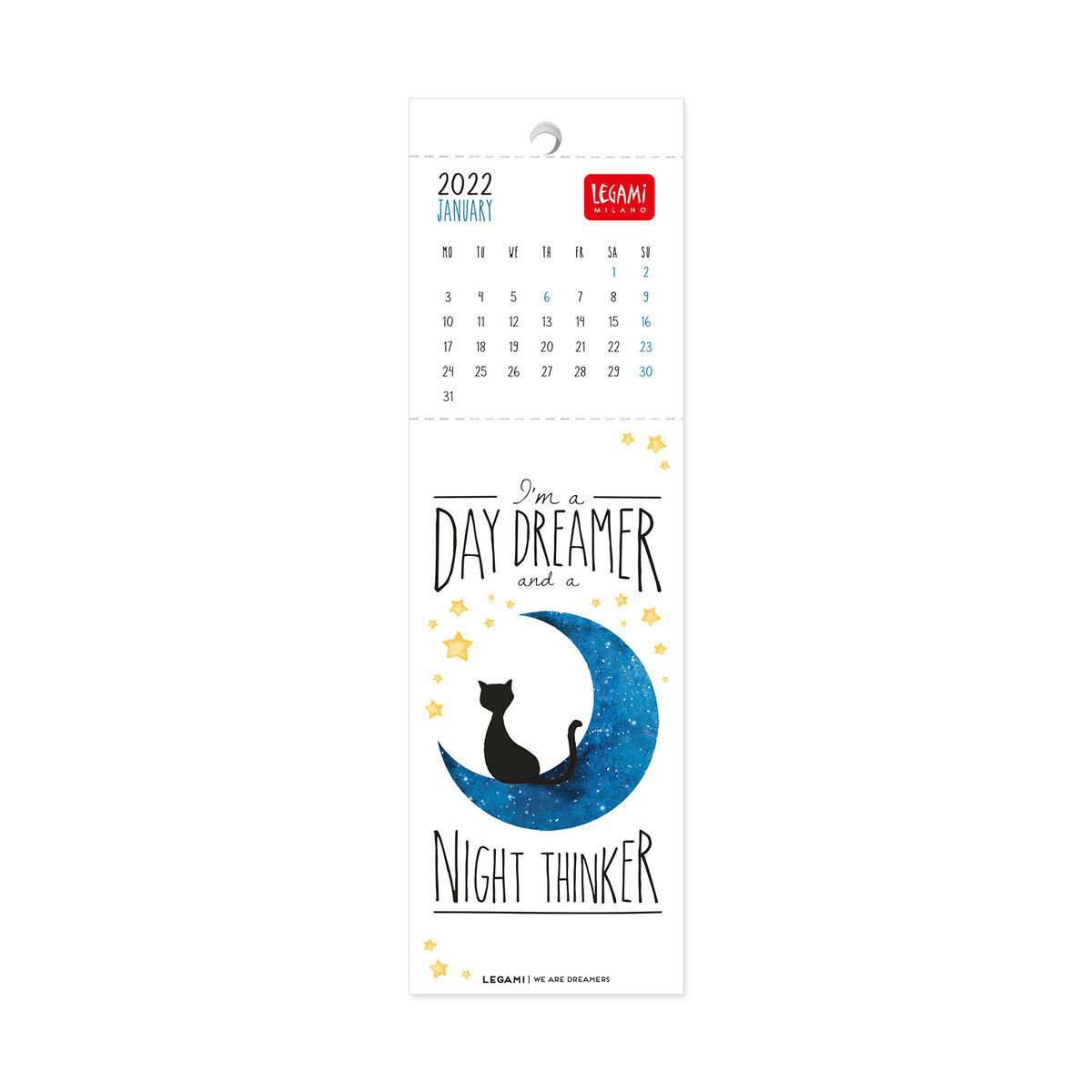 Buy Legami: Follow Your Dreams 2022 Bookmark Calendar (5.5 x 18 cm) at ...