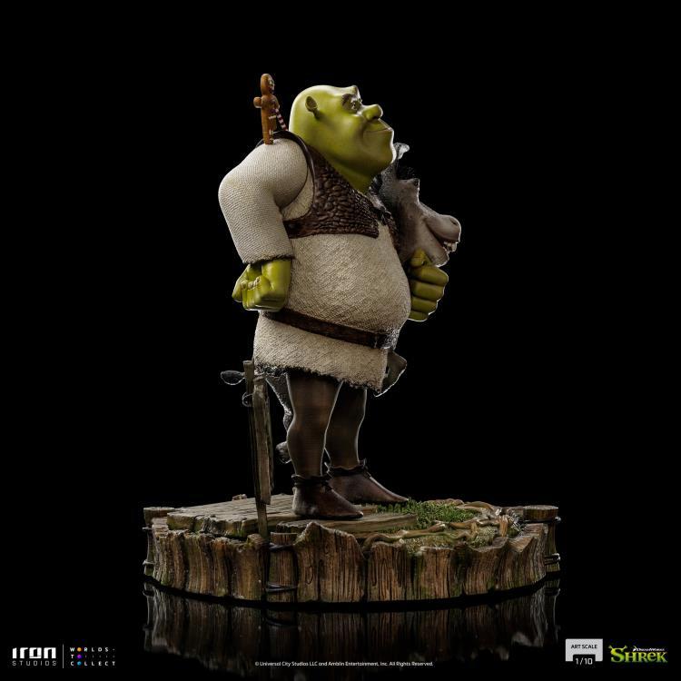 Shrek, Donkey and the Gingerbread Man - Art-Scale Statue Images at ...