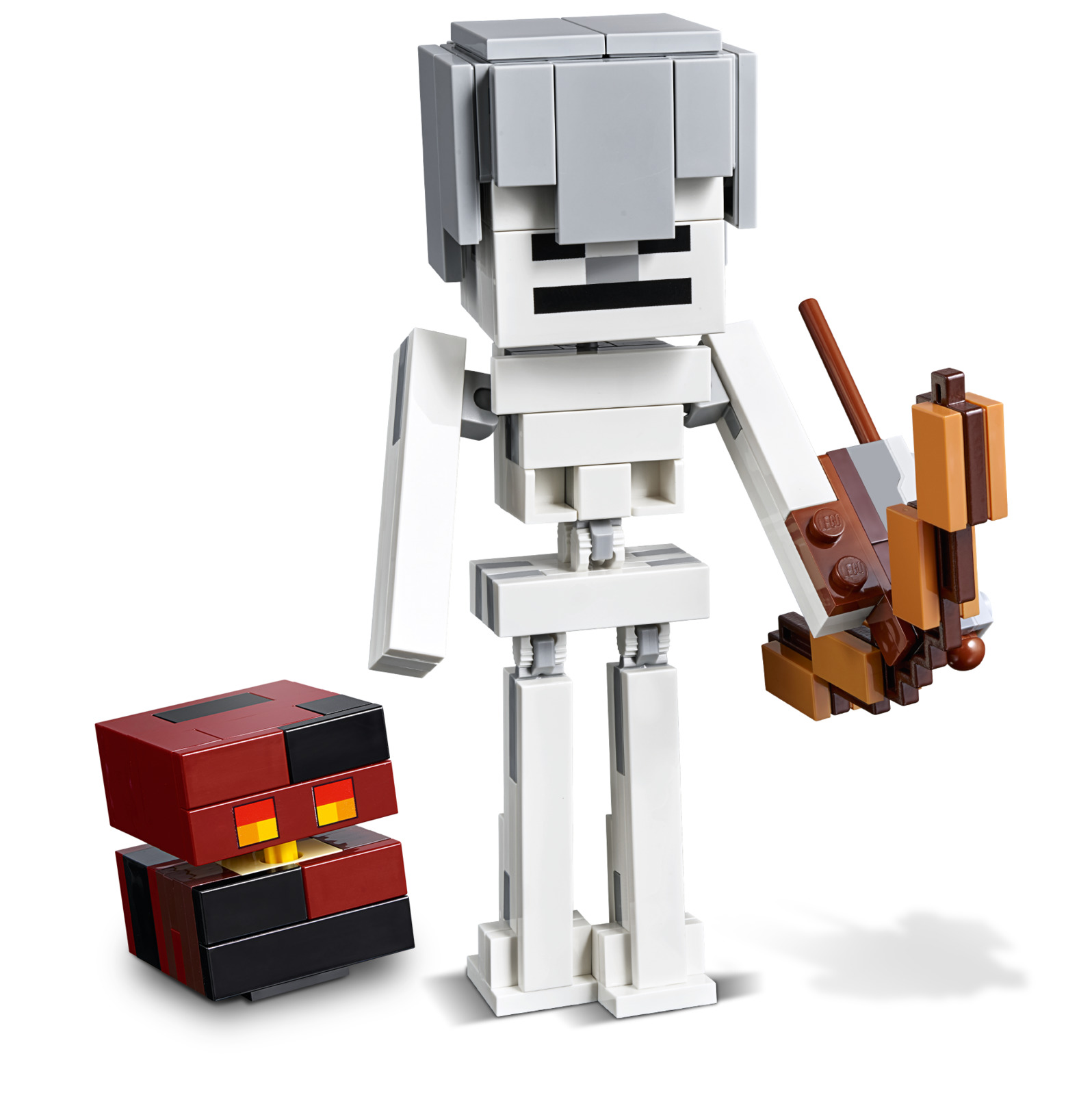 Buy LEGO Minecraft - Skeleton BigFig with Magma Cube at Mighty Ape ...