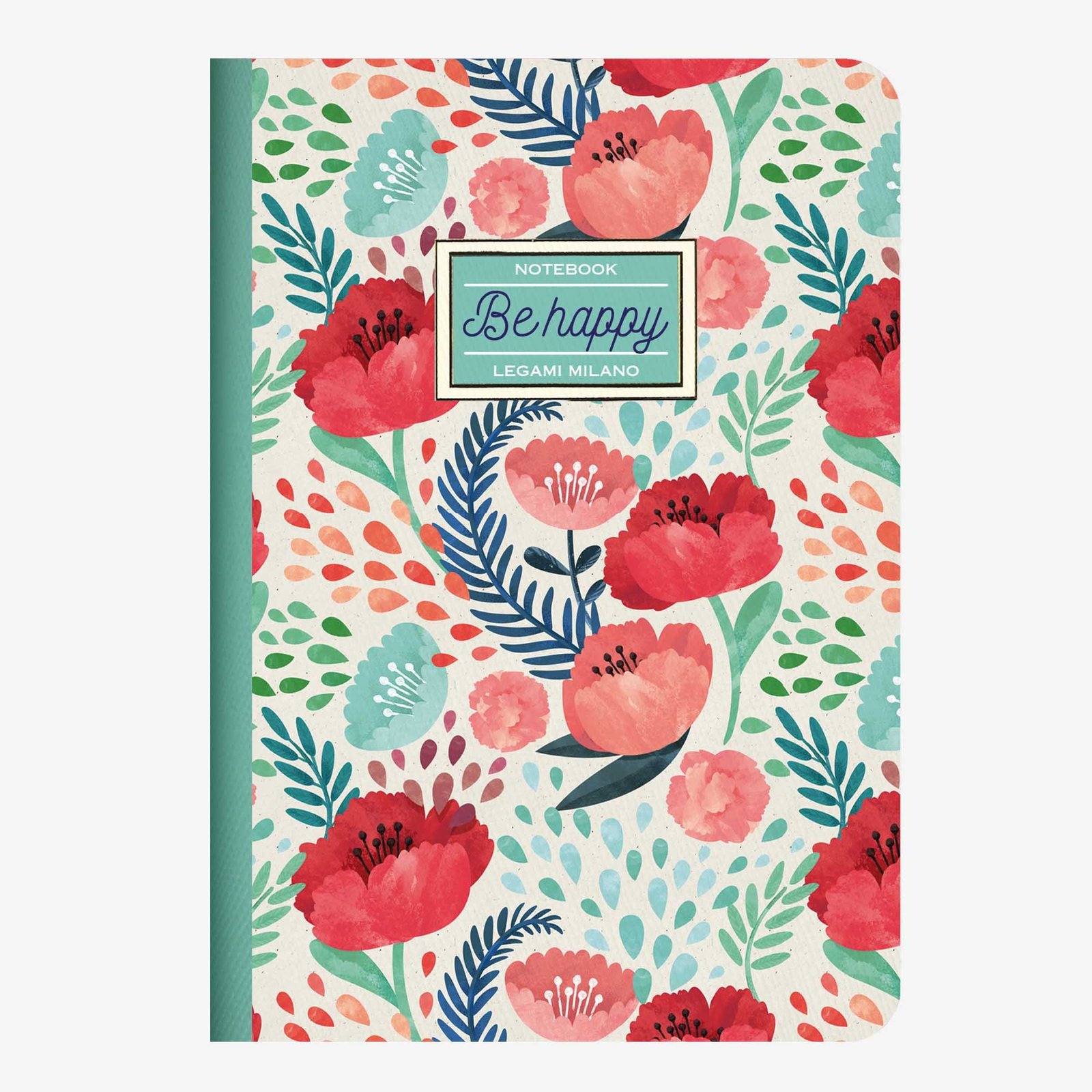 Buy Legami: A6 Lined Notebook - Be Happy at Mighty Ape NZ