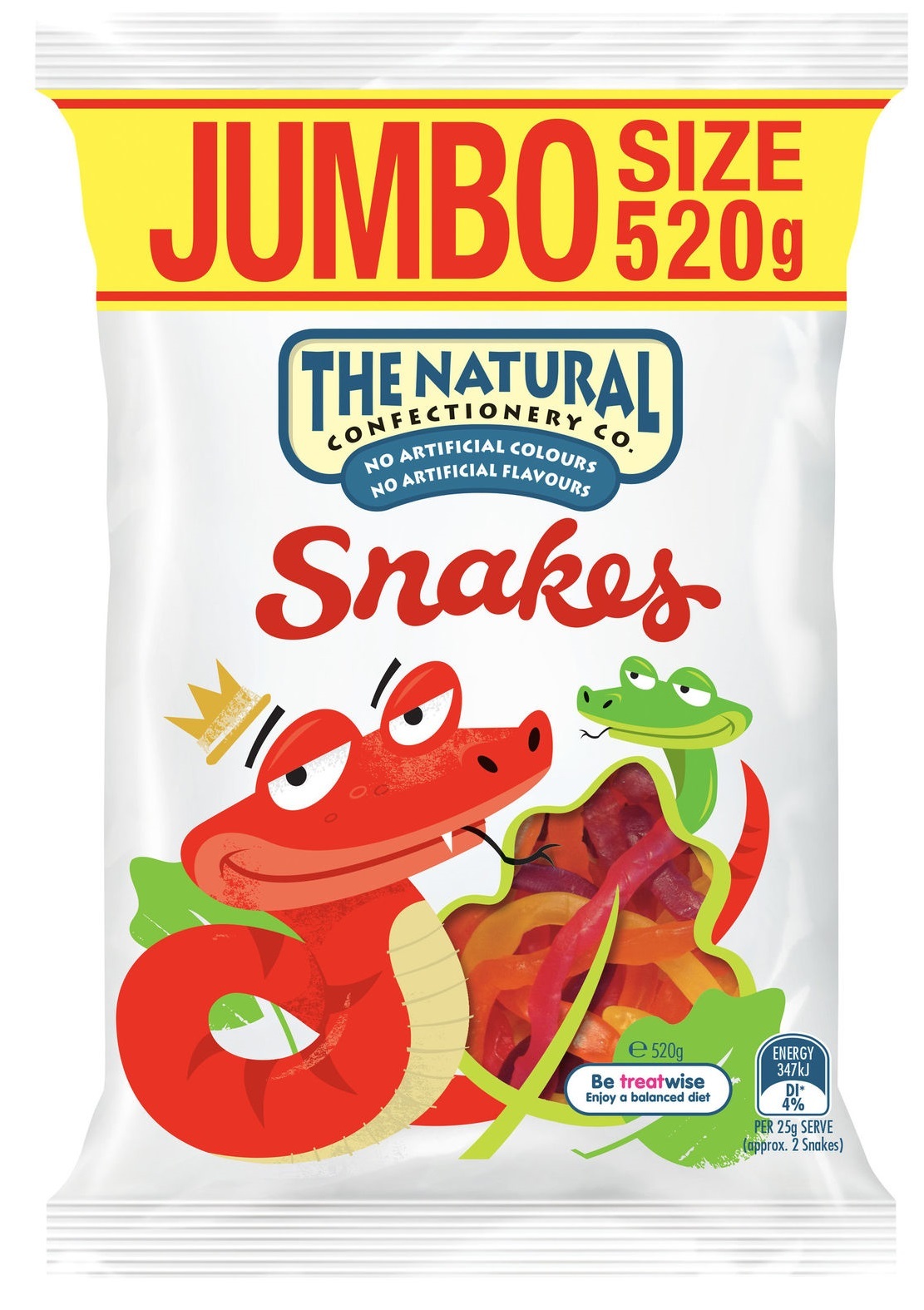 The Natural Confectionery Co - Snakes | at Mighty Ape NZ