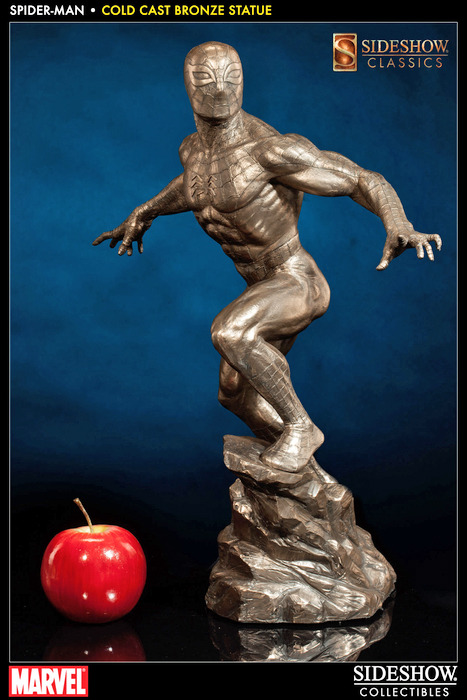 Spider-Man Cold Cast Bronze Statue - Sideshow Classics | at Mighty Ape NZ