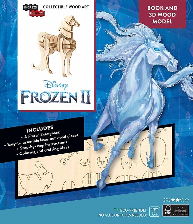 Incredibuilds: Disney's: Frozen 2 Water Nokk 3D Wood Model and Book ...