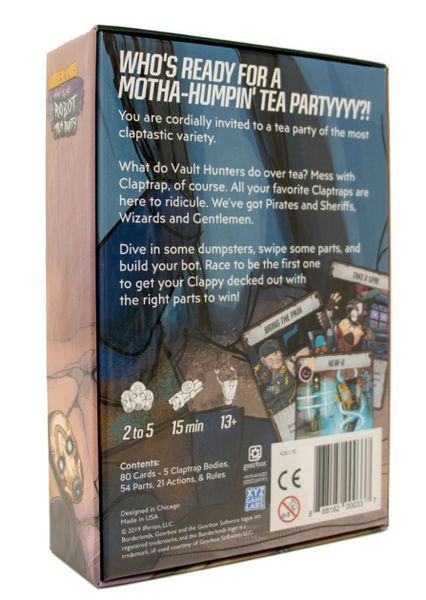 Borderlands Tiny Tinas Robot Tea Party Board Game At Mighty Ape