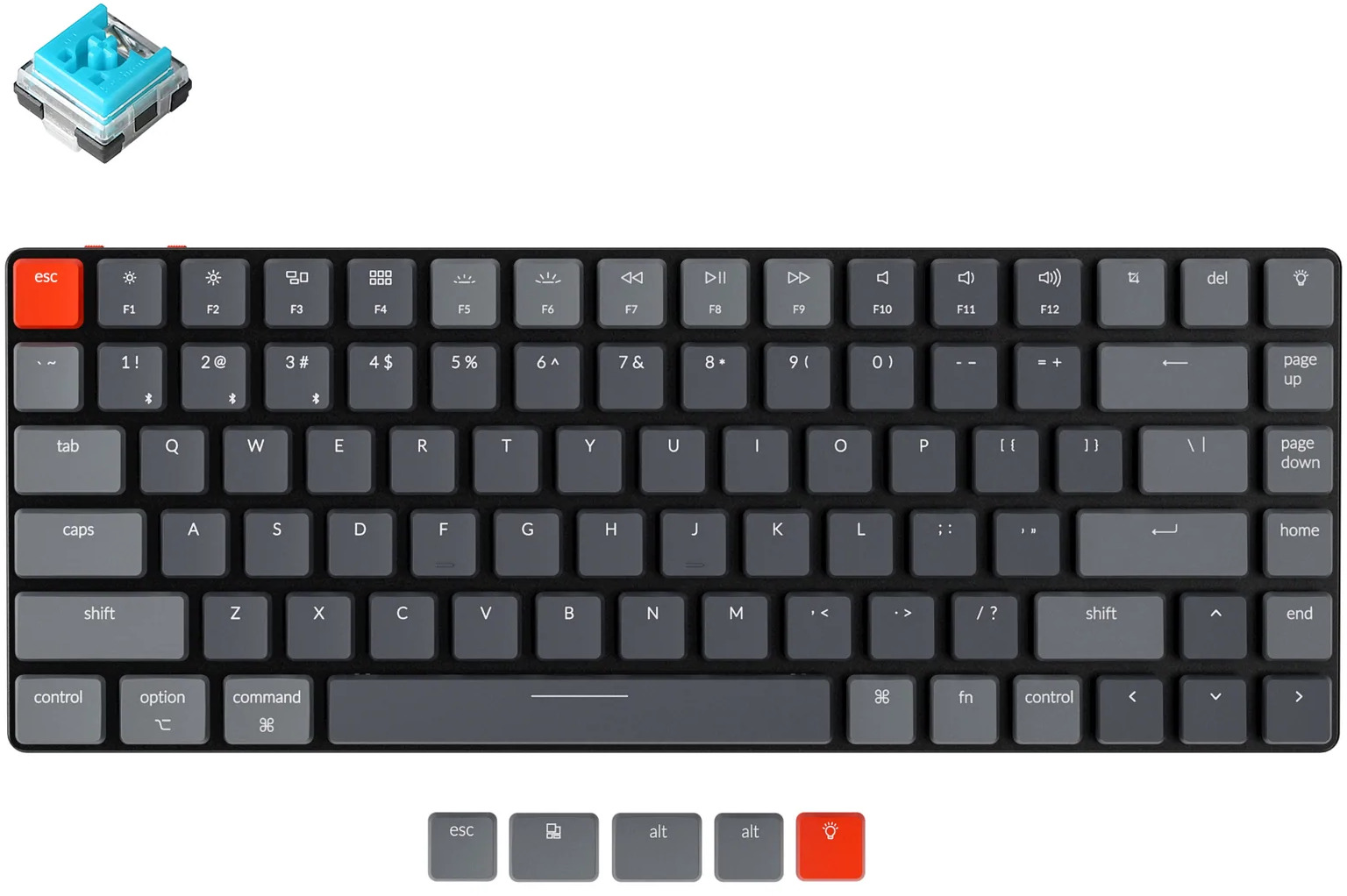 Keychron K3 v2 Low Profile Wireless Keyboard | at Mighty Ape NZ