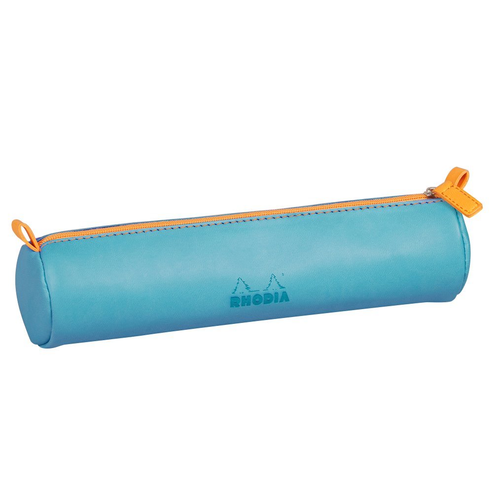 Buy Rhodiarama Pencil Case Round Turquoise at Mighty Ape NZ