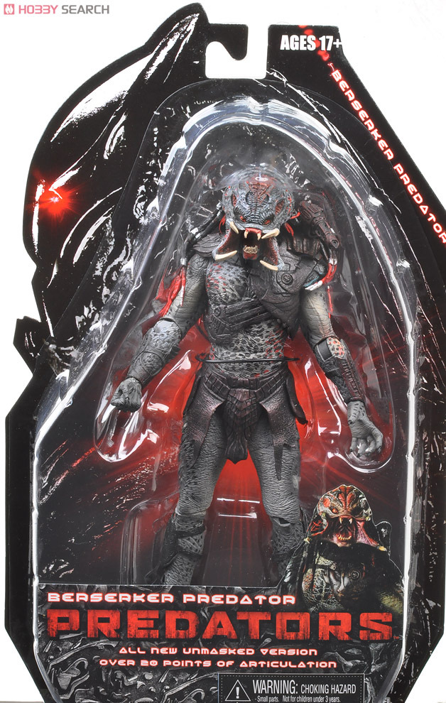 Predators 7" Action Figure - Berserker Predator Unmasked (Series 2 ...