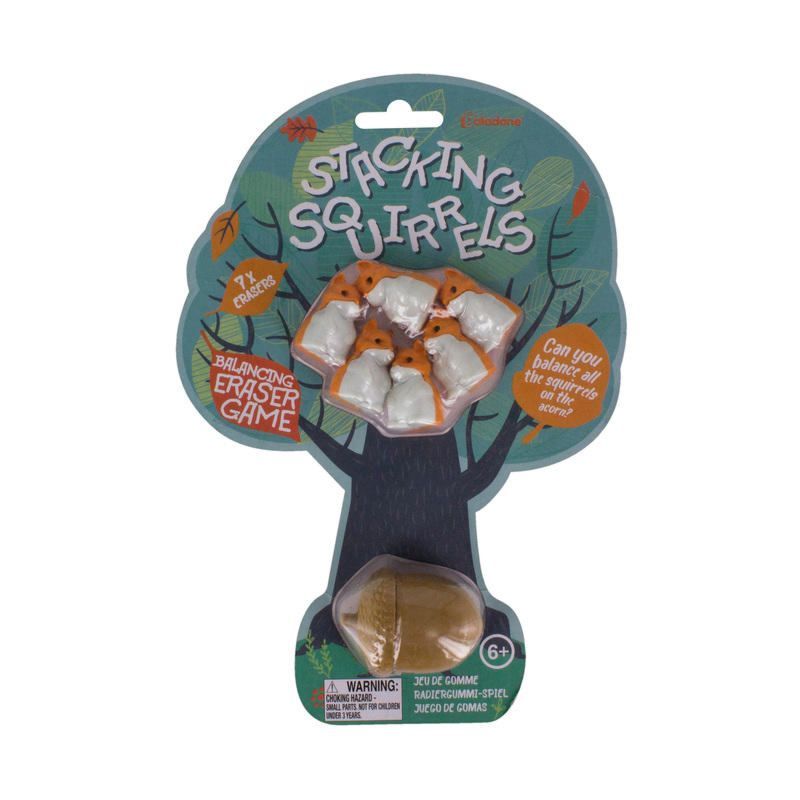 Buy Novelty Eraser Desk Game Stacking Squirrels at Mighty Ape NZ