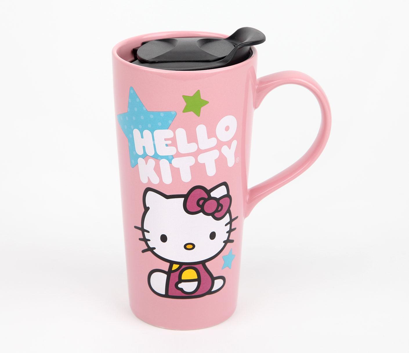 Hello Kitty Ceramic Travel Mug (590ml) | at Mighty Ape NZ